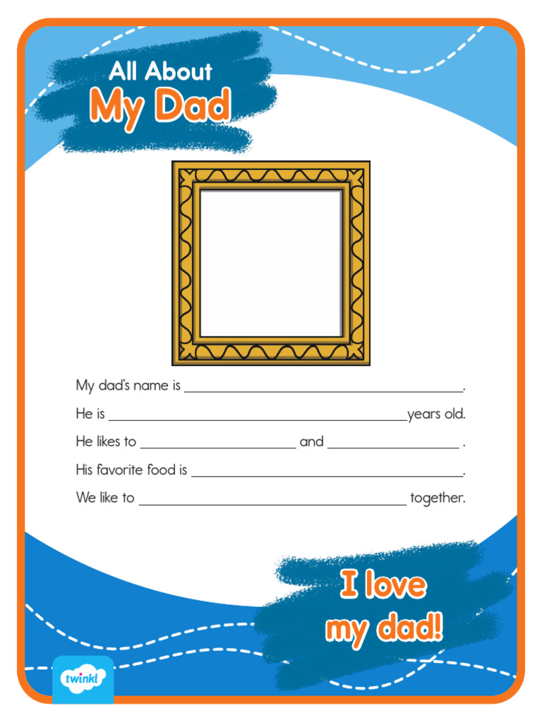 Father_s Day - All About My Dad Poster | PDF