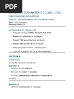 CSEC POB June 2022 P2 | PDF