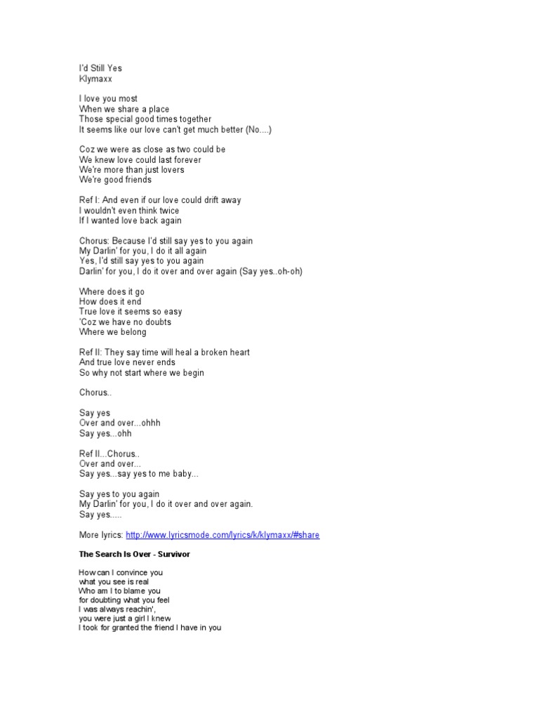 The Search Is Over - Survivor | PDF | Entertainment (General) | Leisure