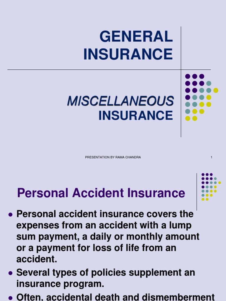 Ipe Miscellaneous Insurance | PDF | Vehicle Insurance | Insurance