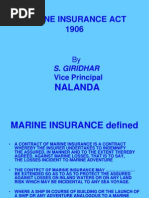 Basic Marine Cargo Insurance Presentation | PDF | Cargo | Insurance