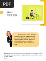 Work Rate Problems and Solutions Guide | PDF | Printer (Computing ...