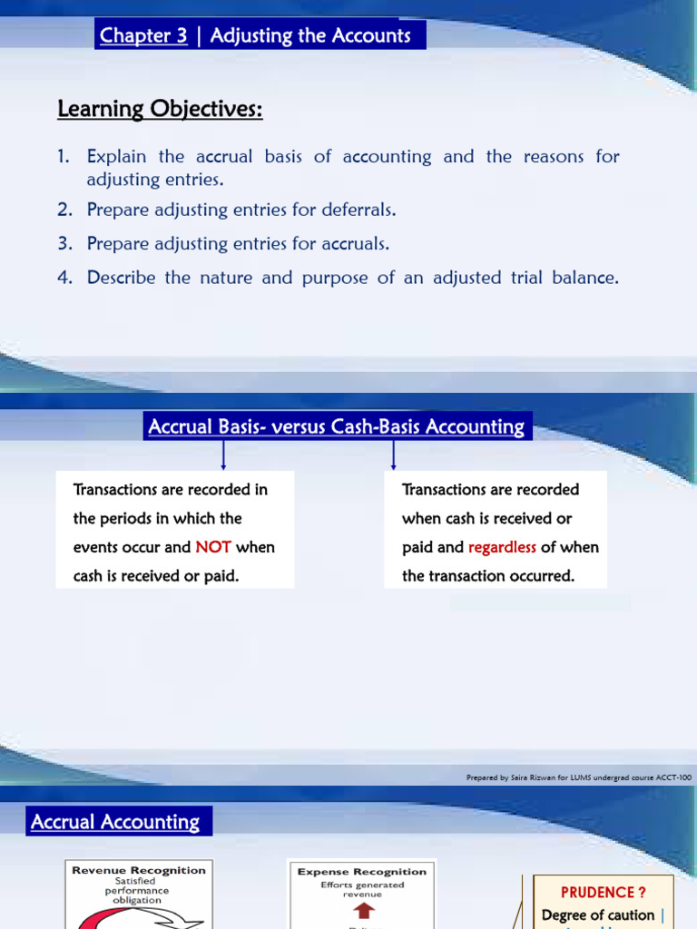 Chap 3_Adjusting the Accounts | PDF
