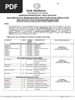 BA First Year Exam Scheme 2025-26 | PDF