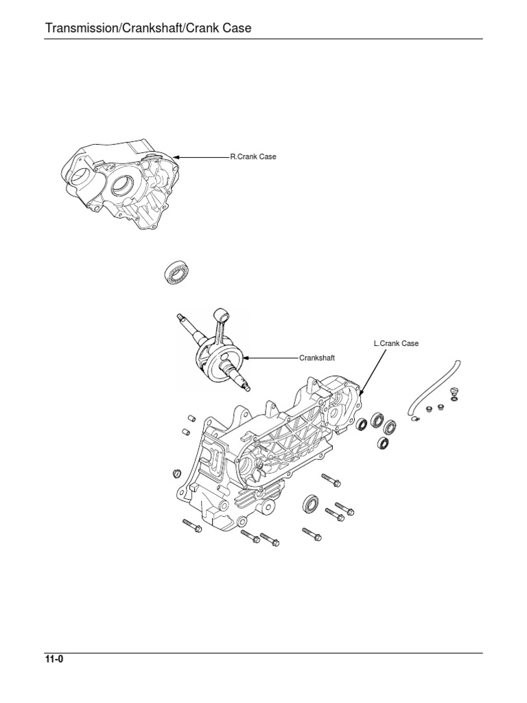 Crankshaft & Transmission Guide | PDF | Transmission (Mechanics ...