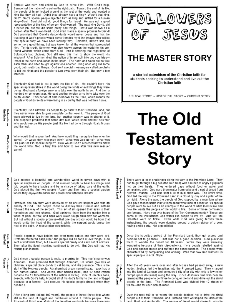 Old Testament - Booklet | PDF | Israelites | David