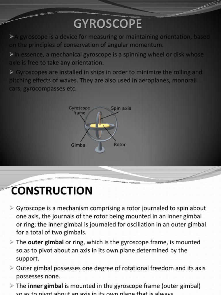 Gyroscope | PDF | Rotation Around A Fixed Axis | Gyroscope