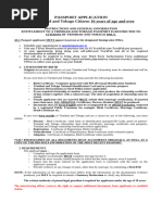 Tongan Passport Application Form | PDF | Justice | Crime & Violence
