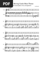 Howls Moving Castle For Flute Solo | PDF