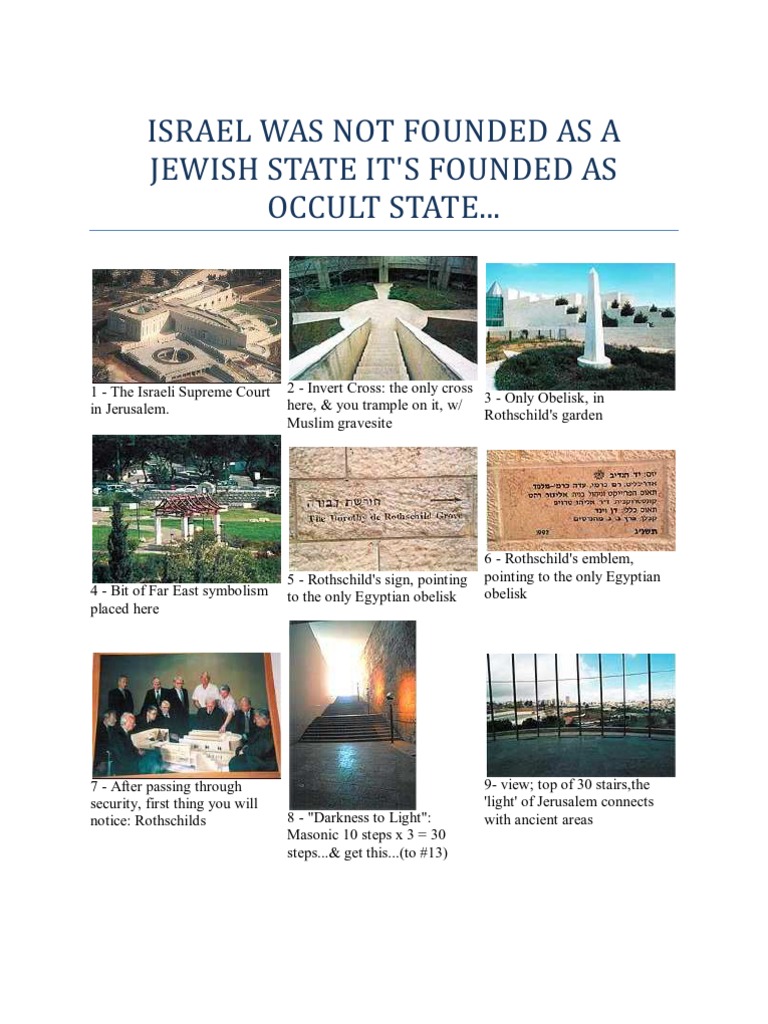 Israel Was Not Founded As A Jewish State It's Founded As Occult State ...