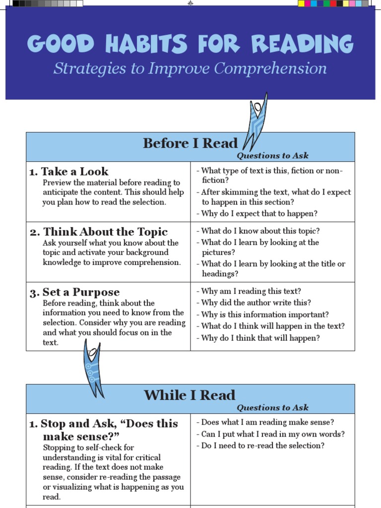 Good Habits | Reading (Process) | Reading Comprehension