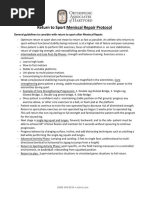 ACL Reconstruction Rehab Protocol | PDF | Knee | Limbs (Anatomy)