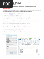 BIOS Update Using EFI Shell Guide | PDF | Booting | Bios