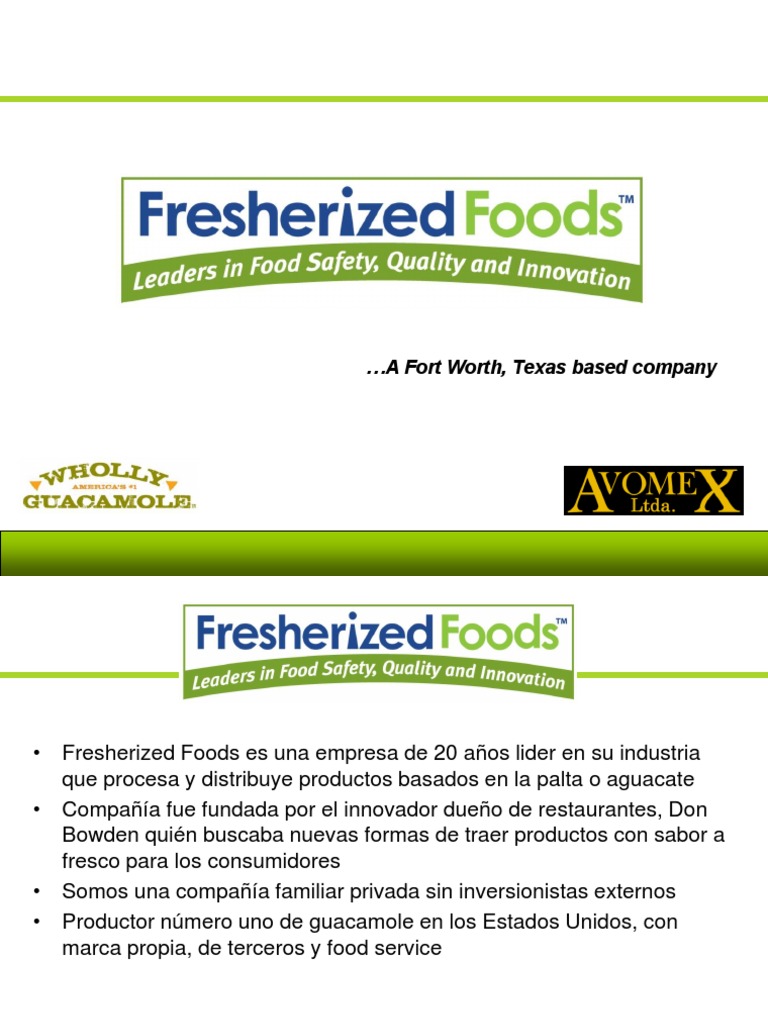05 - AVOMEX - Fresherized Foods | Aguacate | Alimentos