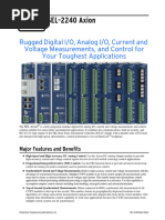 SEL-2240 Axion Configuration Overview | PDF