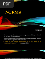 PATM Interpreting Scores | PDF | Percentile | Sampling (Statistics)