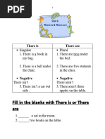 Mastering There Is/Are Usage | PDF