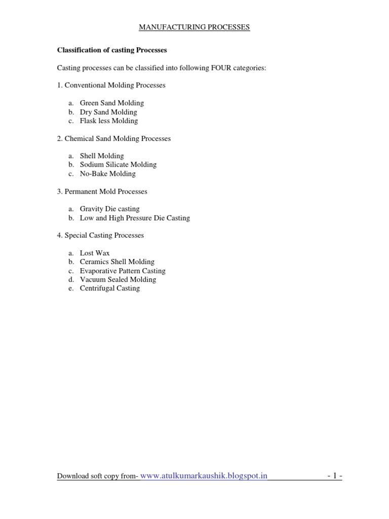 Sand Casting | PDF | Casting (Metalworking) | Industrial Processes