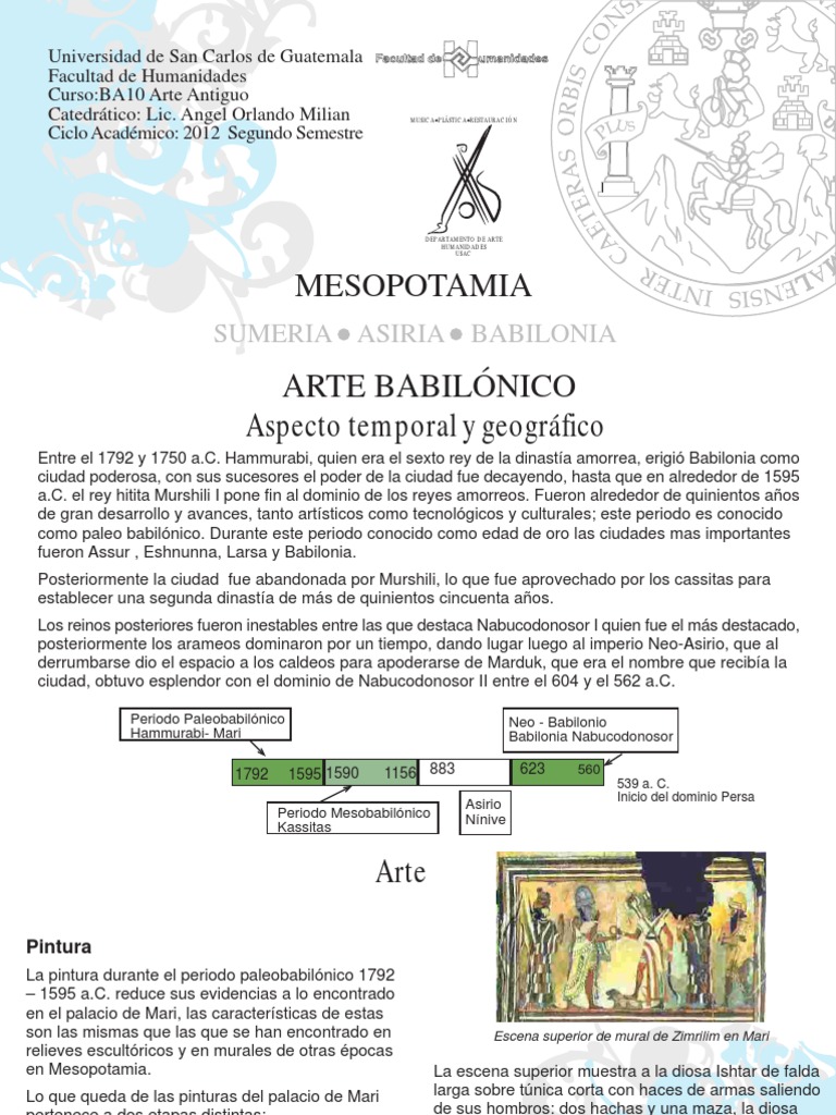 Arte Babilónico | PDF | Babilonia | Babilonia