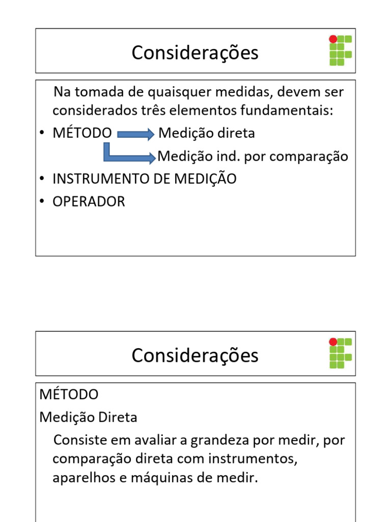 Metrologia e Ajustagem (Paquímetro) | PDF | Medição | Instrumentação