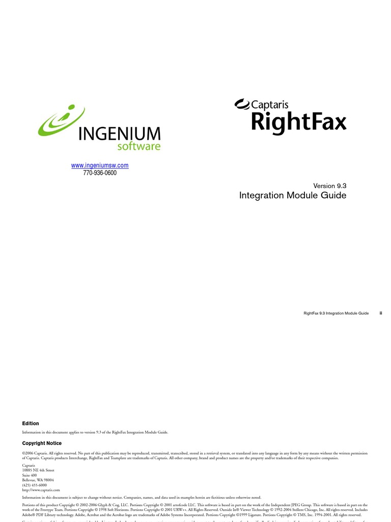 RightFax Integration Module Guide | PDF | File Transfer Protocol ...