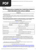 Growth Promotion Test: USP Guidelines | PDF