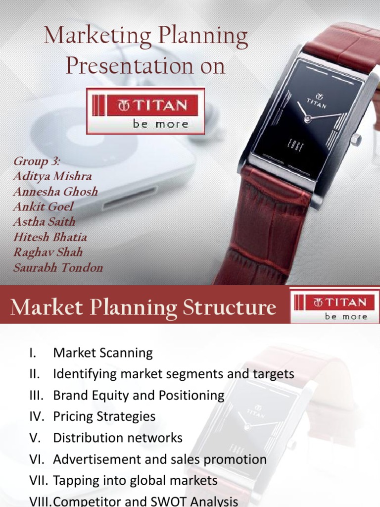Marketing Strategies - Titan | PDF | Brand | Watch