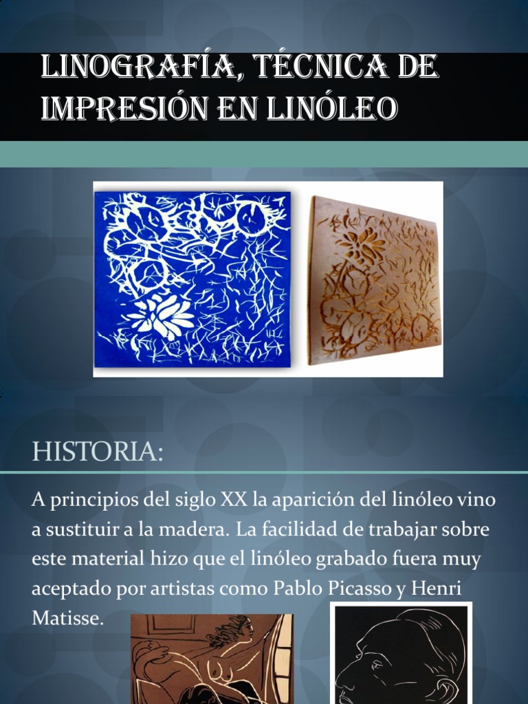 LINOGRAFÍA, Técnica de Impresión en Linóleo | PDF | Arte