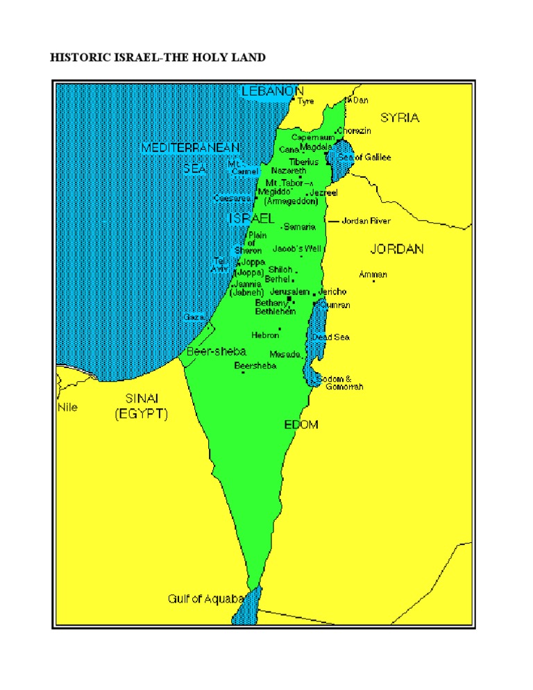 Historic Israel Map | PDF