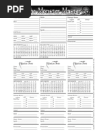 AD&D 2nd Edition Character Sheet by Synaptyx | PDF