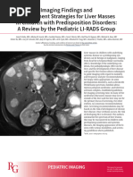 Starry Sky Sign in Liver Ultrasound | PDF | Liver | Hepatitis