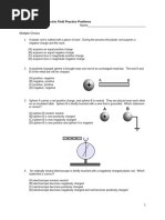Electric Field Problems and Solutions | PDF | Electric Field | Electric ...