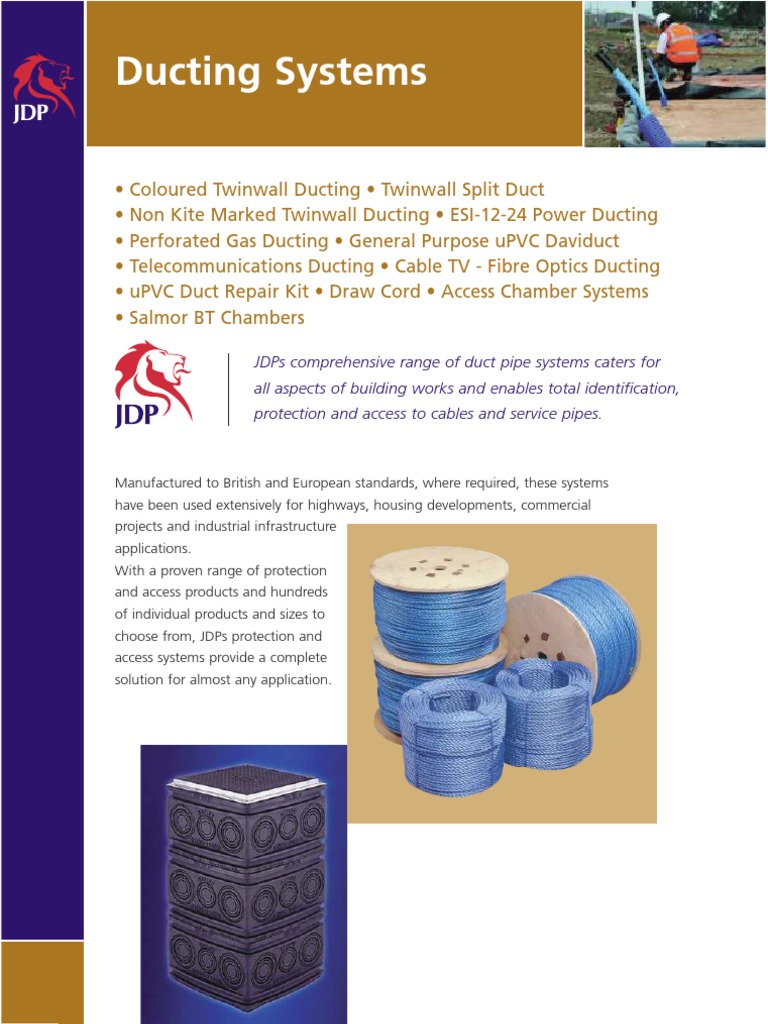 Ducting Systems Selection Guide | PDF | Duct (Flow) | Pipe (Fluid Conveyance)