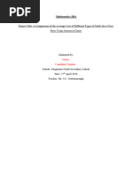 Math Café Menu and Pricing Guide | PDF