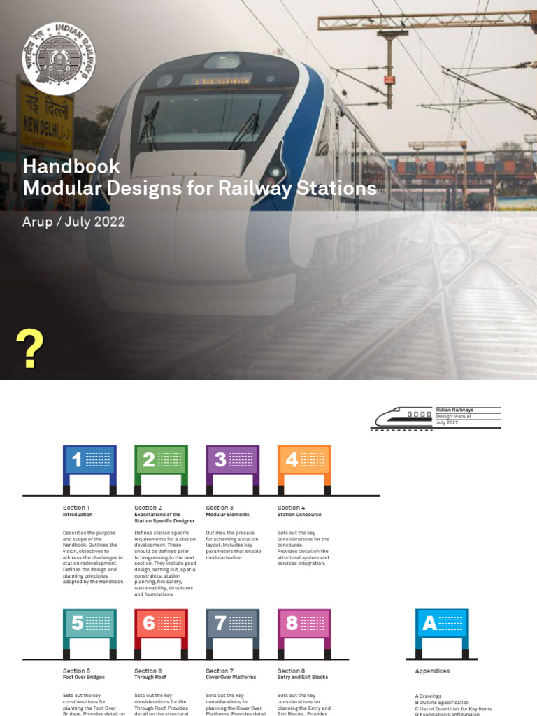 32 Design Handbook For Modular Railway Stations | PDF | Accessibility ...