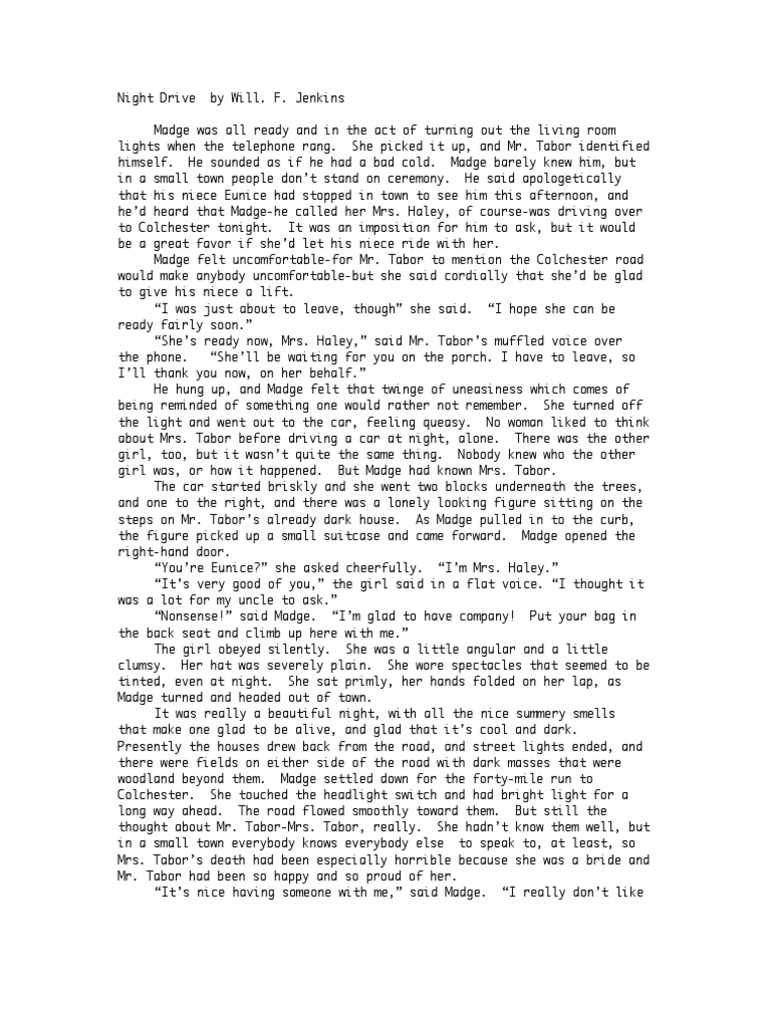 Night Drive | PDF | Werewolves