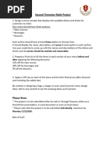Math Café Menu and Pricing Guide | PDF