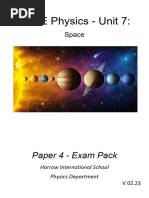 Cambridge IGCSE Physics 0625 Syllabus 2026-2028 | PDF | Stars | Sun