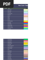 Stampin Up Hex Code Color Chart Stamp With Amy K | PDF | Chess Openings ...