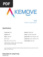 RK61 Keyboard User Manual | PDF | Input/Output | Computer Engineering