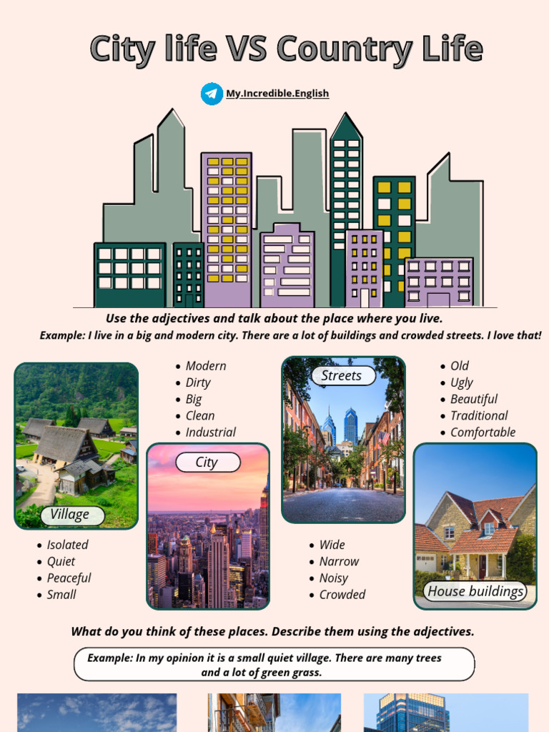 City Life vs Country Life | PDF