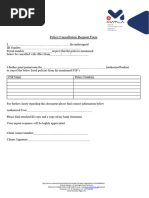 Sanlam Policy Cancellation Form | PDF | Government And Personhood
