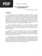 Examen psicomotor de Picq y Vayer