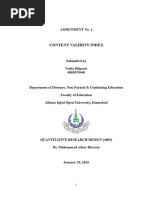 Content Validity Index Calculation Guide | PDF