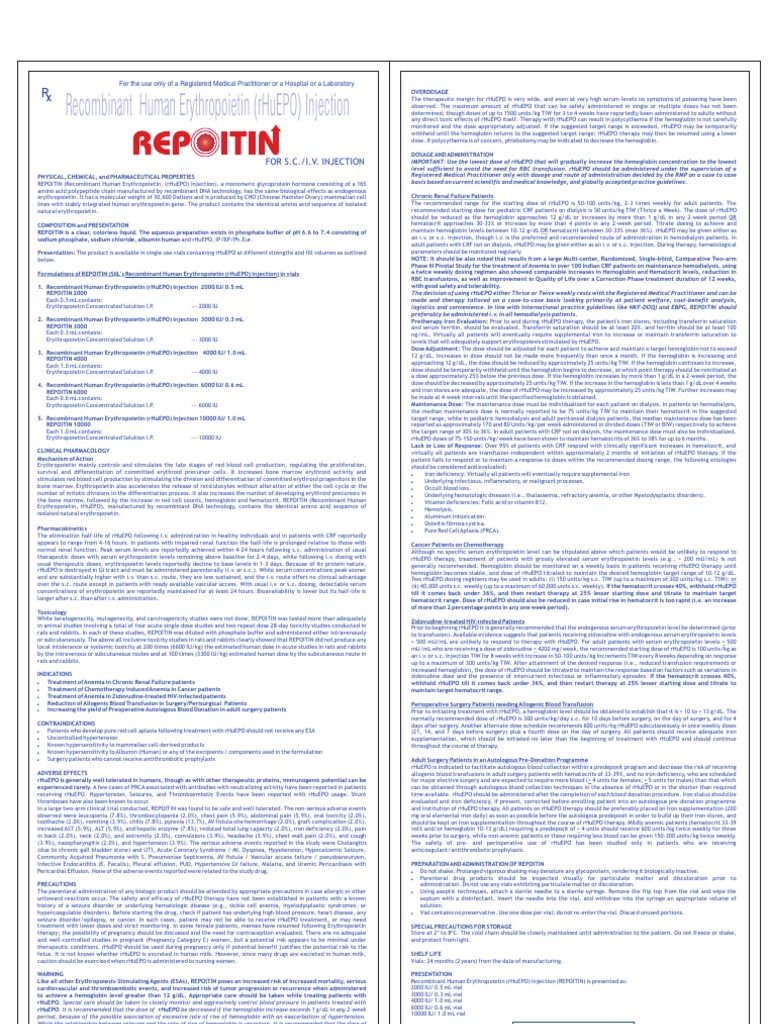 Hemoglobin Repo It in | PDF | Anemia | Red Blood Cell
