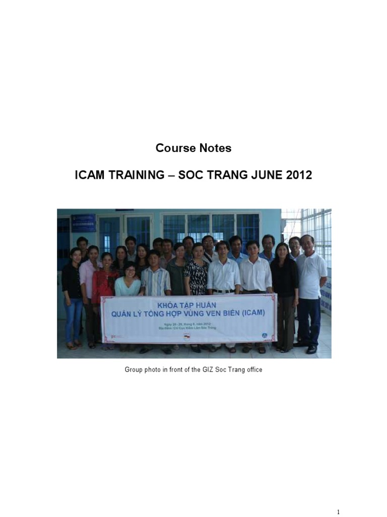 ICAM Training June 2012 en (Edited) | PDF | Sustainability ...
