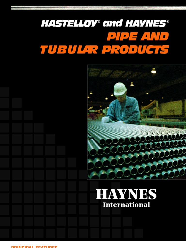 Haynes Tubular Products | PDF | Pipe (Fluid Conveyance) | Titanium