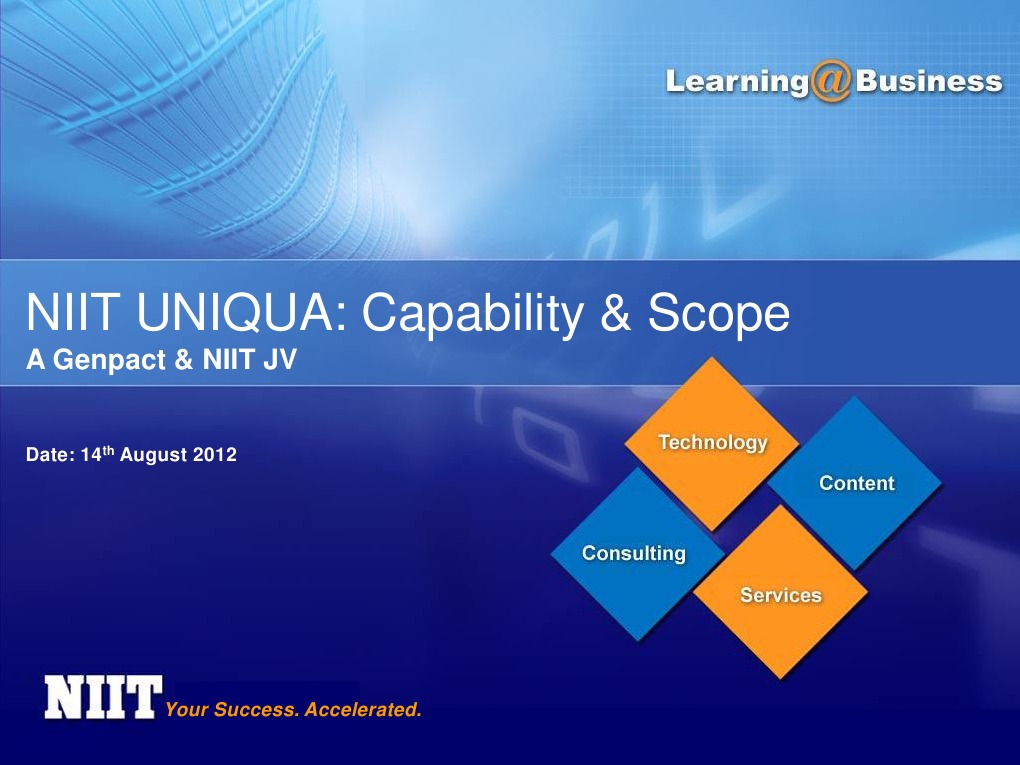 An Introduction To NIIT | PDF | Leadership | Business