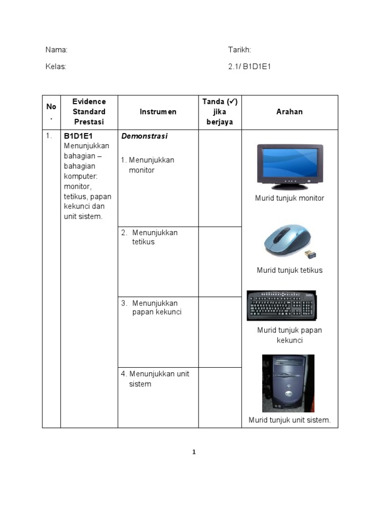 Contoh Instrumen | PDF