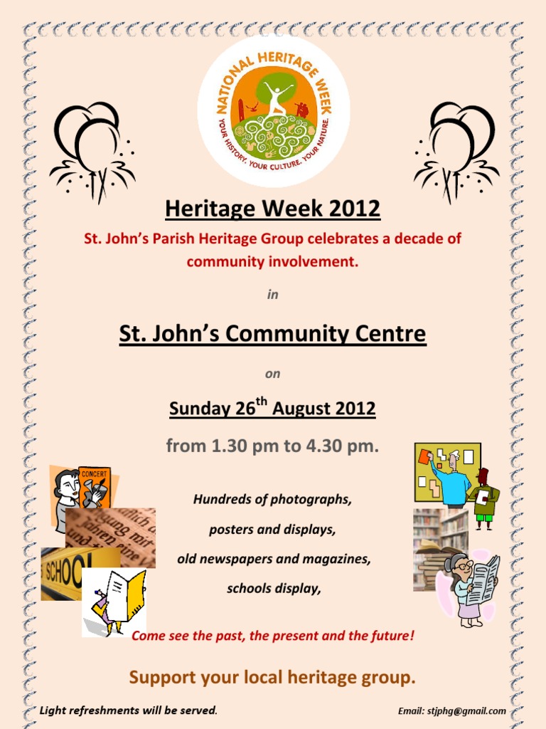 Heritage Week 2012 Poster | PDF